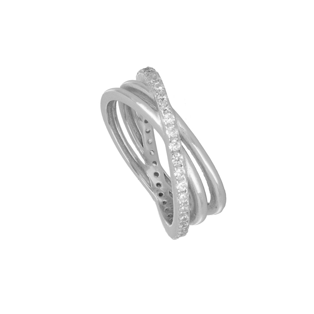 STERLING SILVER TRIPLE CROSS RING – Marta Trens Joyería